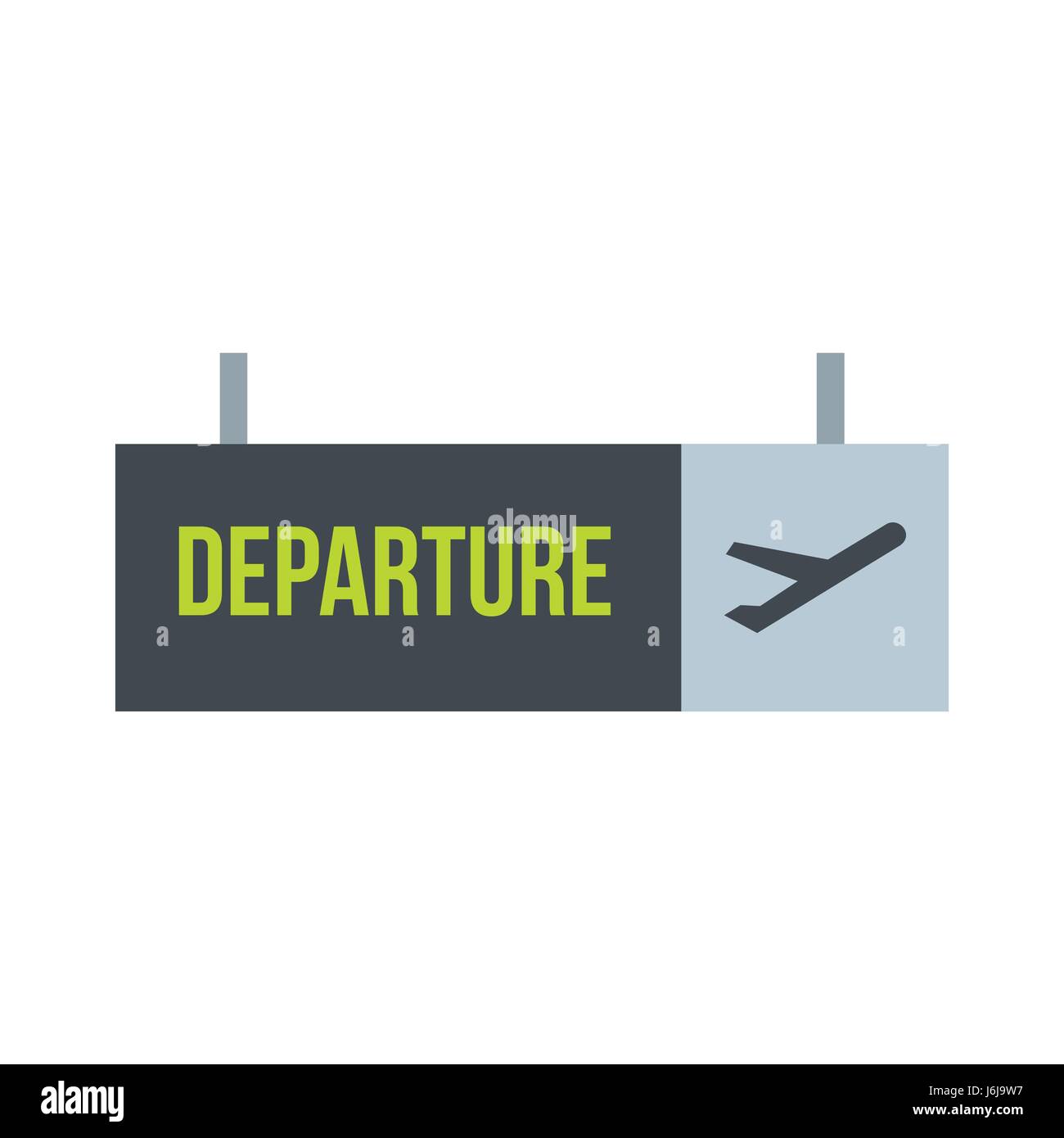 Departure information screen Cut Out Stock Images & Pictures - Alamy
