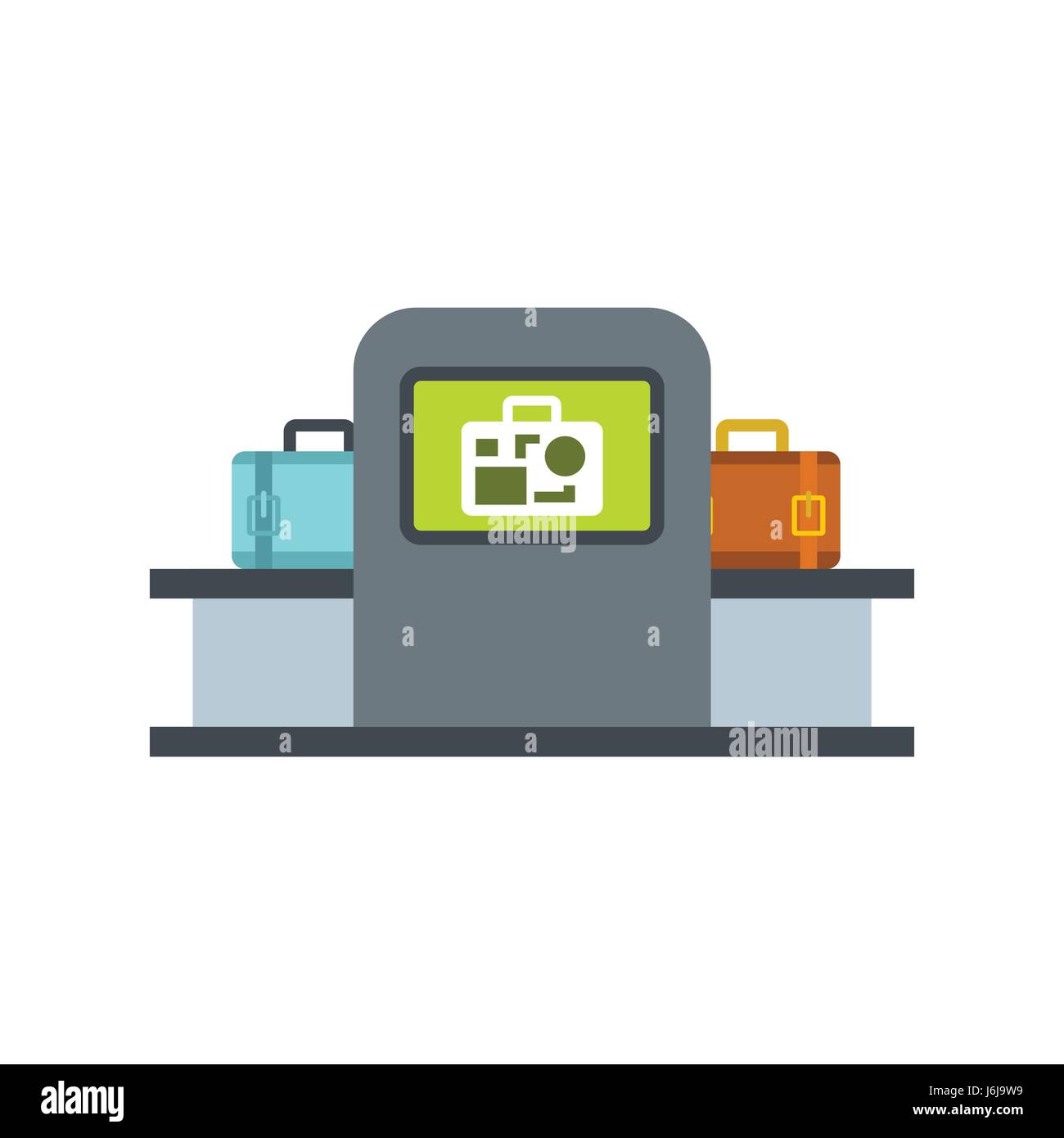 Airport baggage security scanner icon Stock Vector Image & Art - Alamy