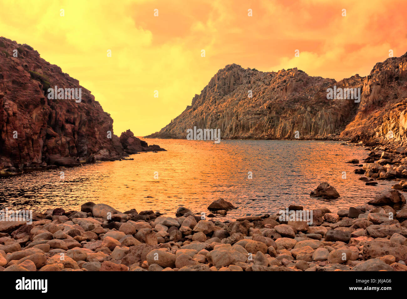 Cala fico beach hi-res stock photography and images - Alamy