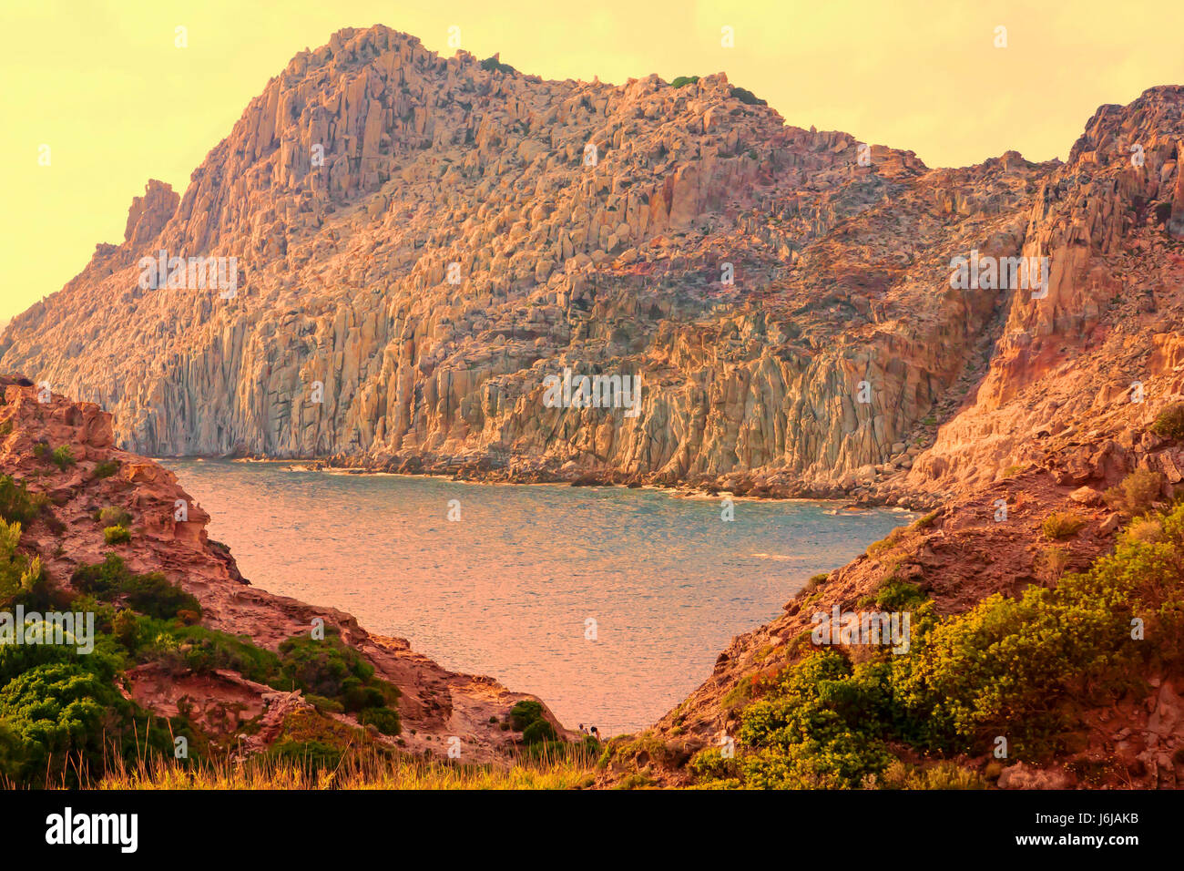 Cala fico beach hi-res stock photography and images - Alamy