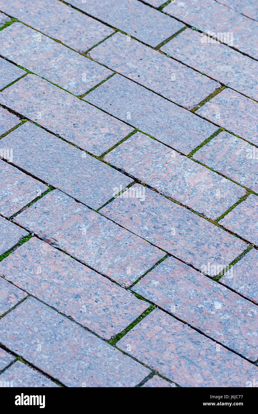 Diagonal Granite cobblestoned cold pavement texture background Stock ...