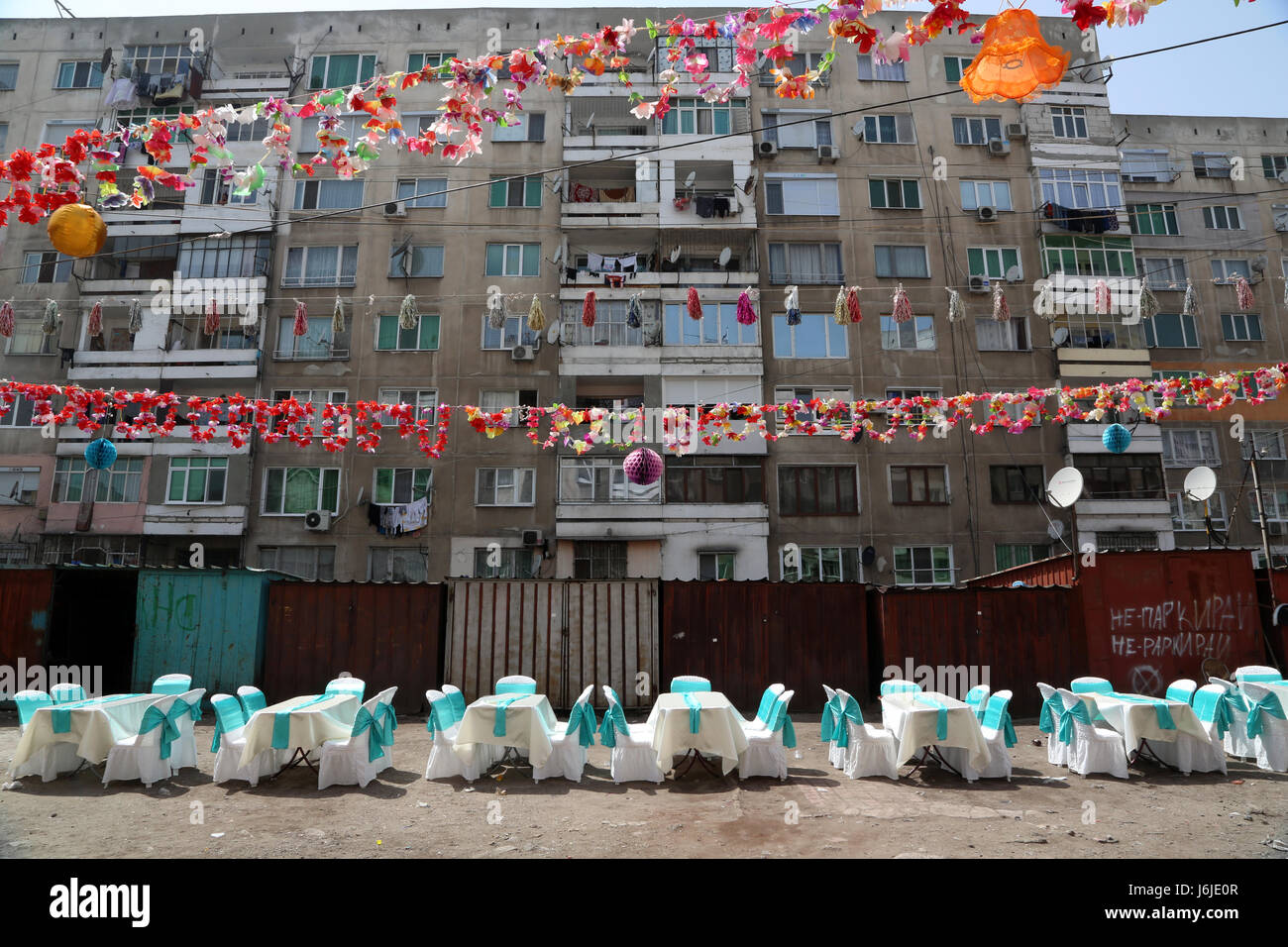 Bulgaria, Stolipinovo, Roma ghetto Stock Photo - Alamy