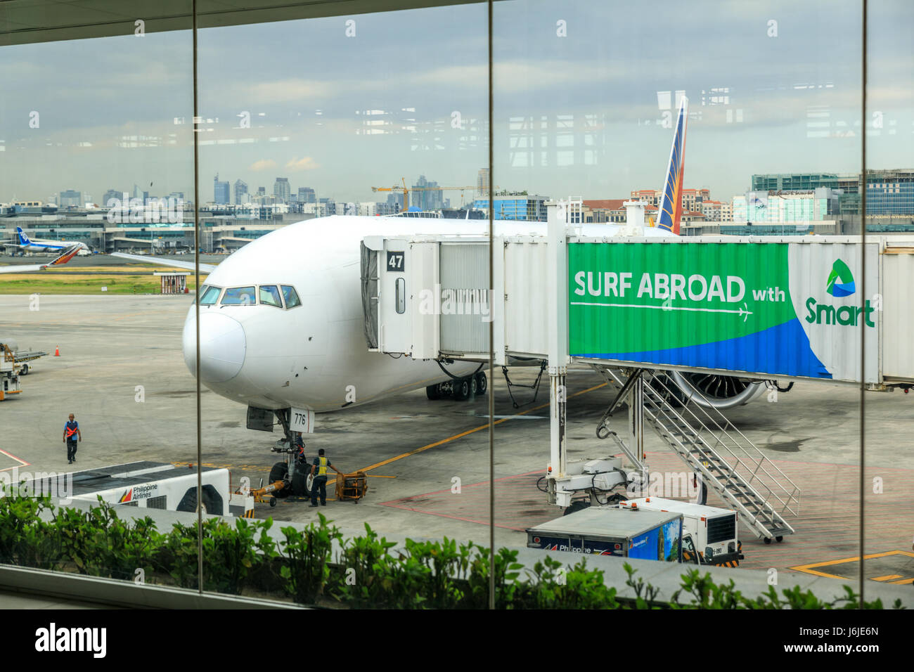Apr 5, 2017 NAIA Airport Terminal 2, Manila, Philippines Stock Photo ...