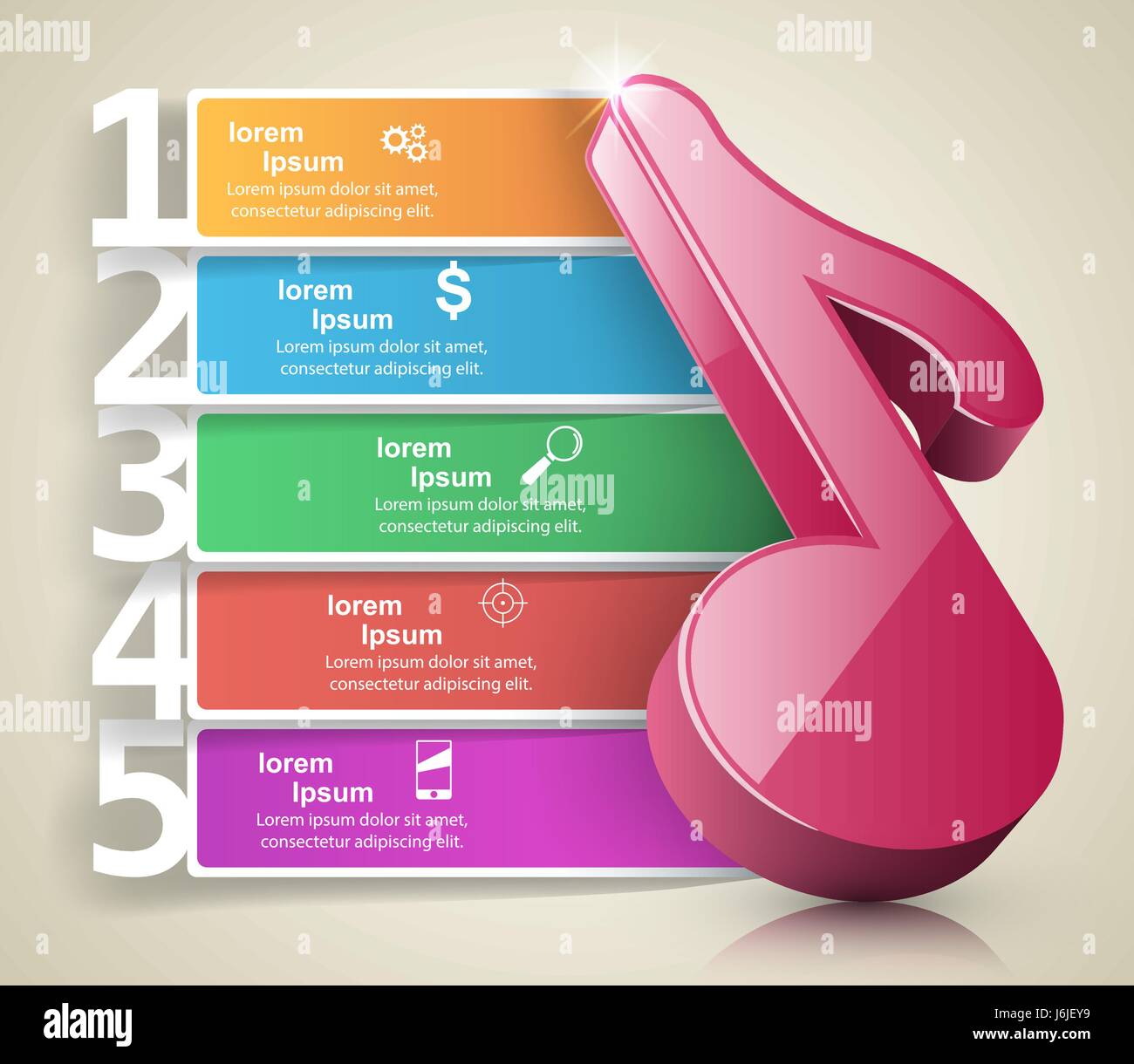 Music education Infographic. Note icon Stock Vector Image & Art - Alamy
