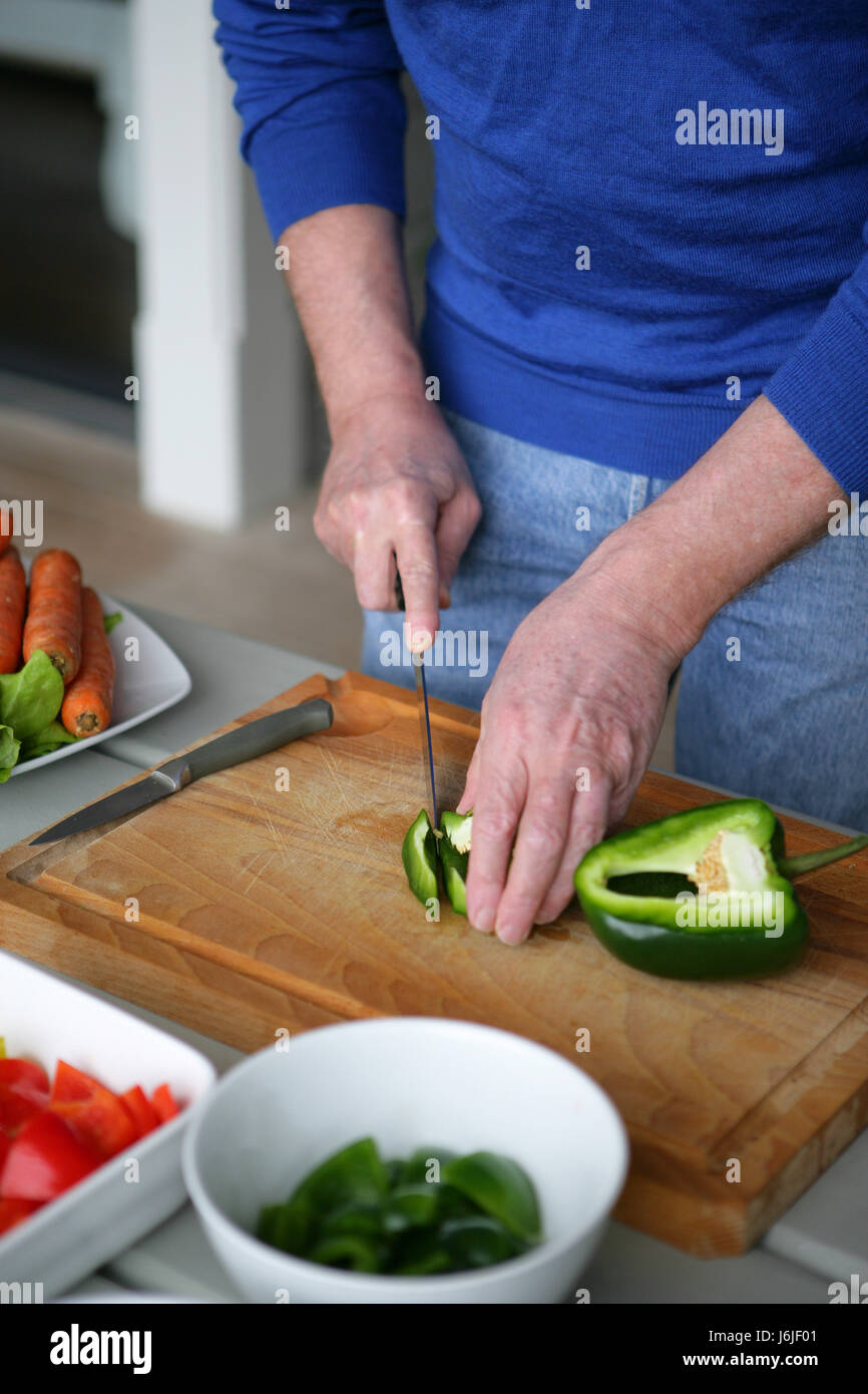 boil cooks boiling cooking prepare vegetable cut character cook do man ...