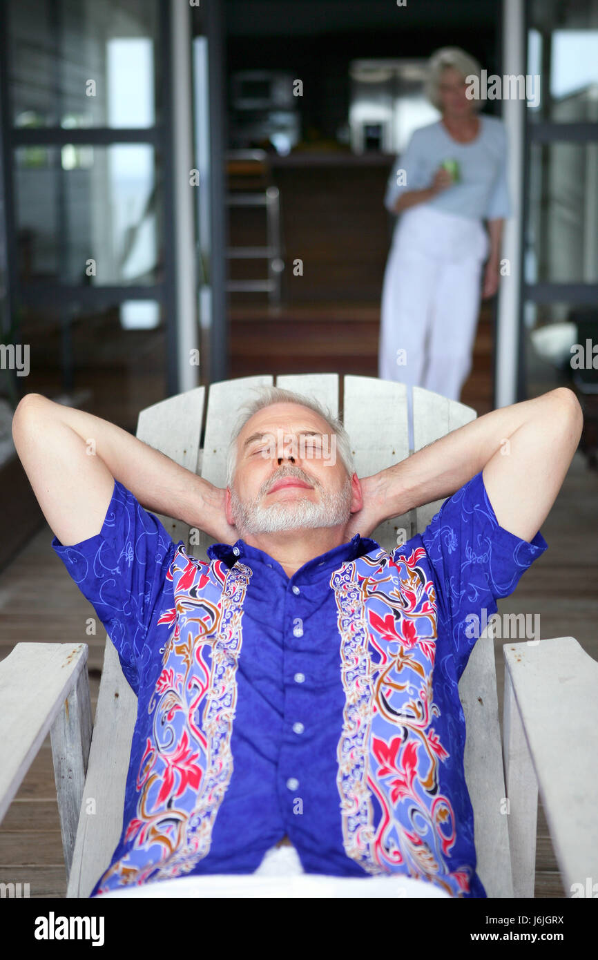 relaxation sleep sleeping front view seniors senior citizens the ...