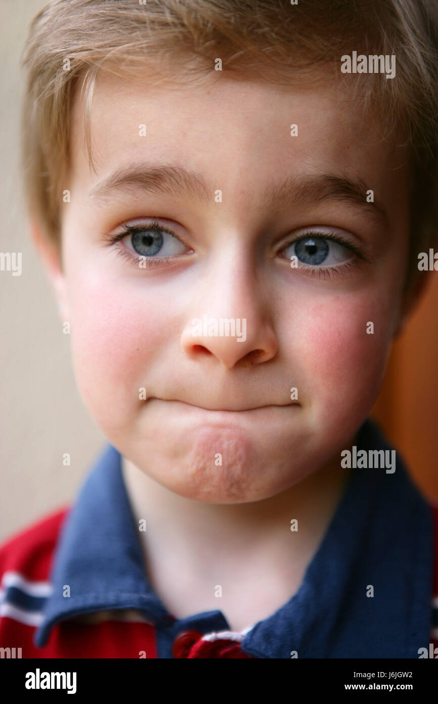 front view character boy lad male youngster child facing the camera ...