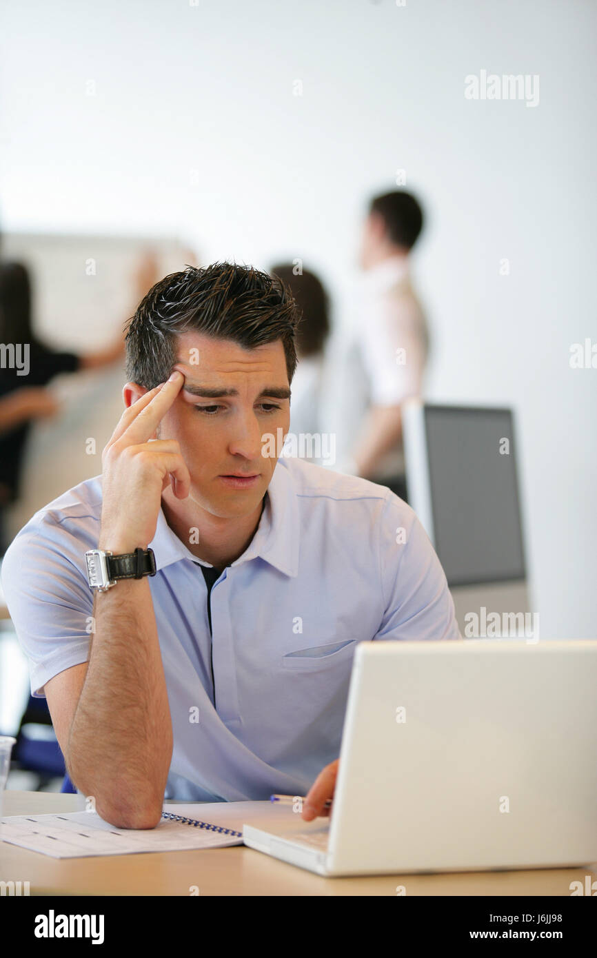 office inside graphic blank european caucasian front view vertical ...