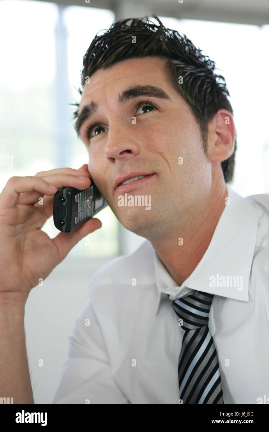 conversation telephone phone office call listen inside blank european ...