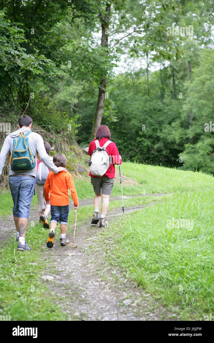 woman close walk go going walking hike go hiking ramble blank european ...