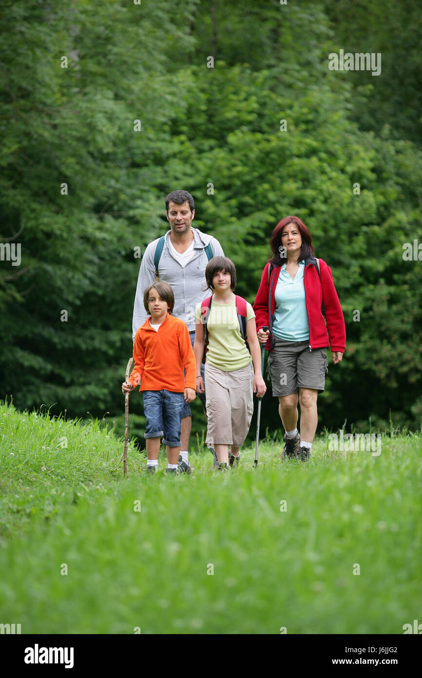 woman close walk go going walking hike go hiking ramble blank european ...