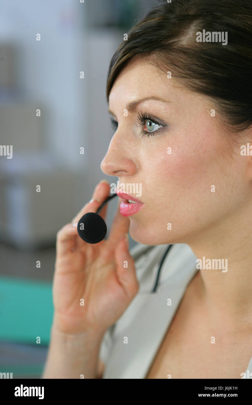 telephone phone profile call listen secretary sell inside blank ...