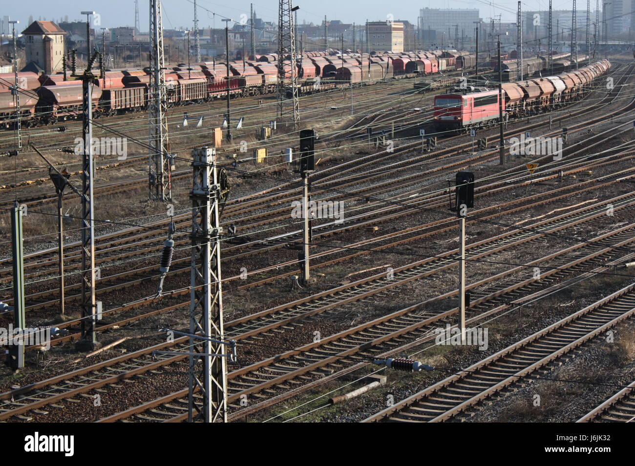 Freight handling tracks hi-res stock photography and images - Alamy