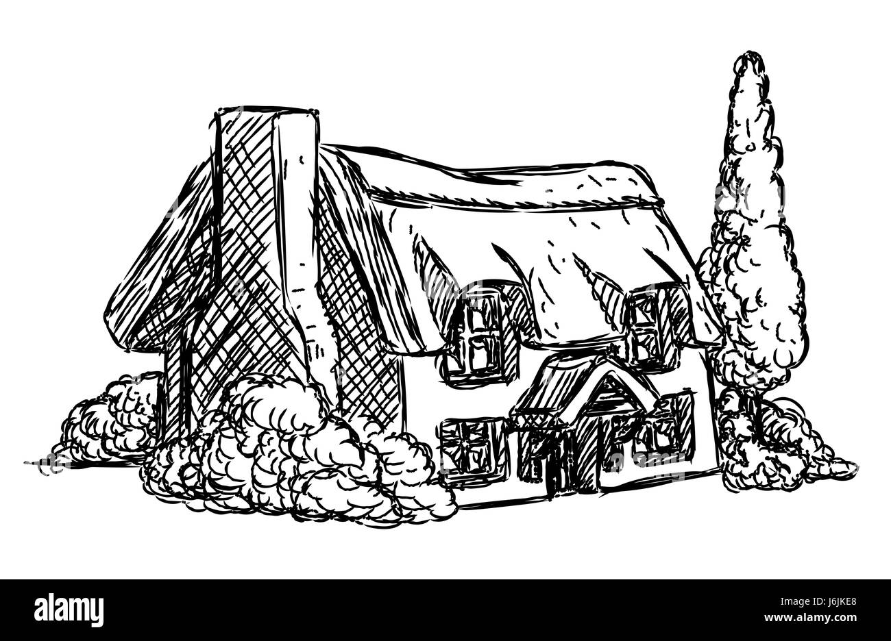 Country farm house style Cut Out Stock Images & Pictures - Alamy
