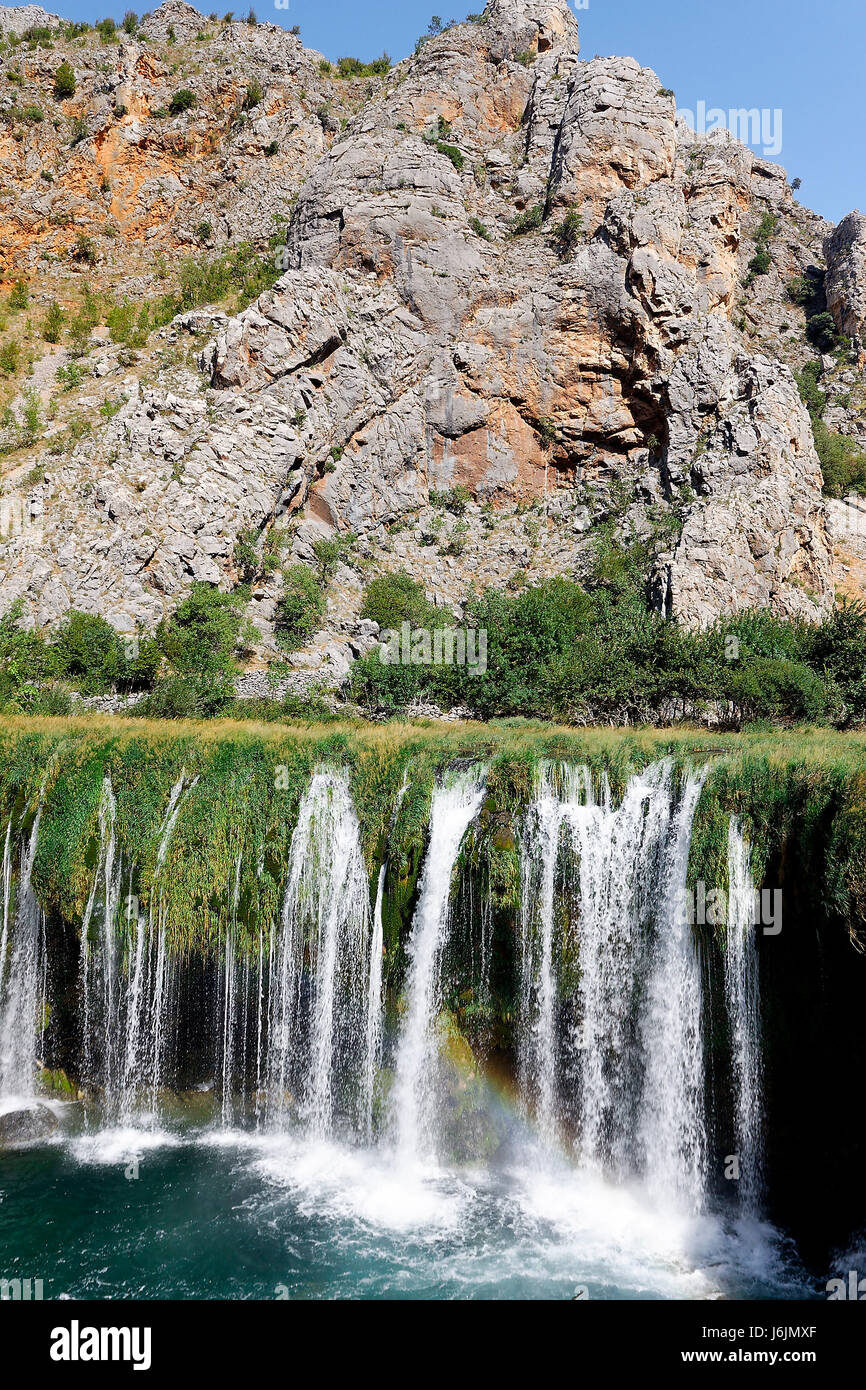 Visoko buk Waterfall on Zrmanja River, Croatia Stock Photo - Alamy