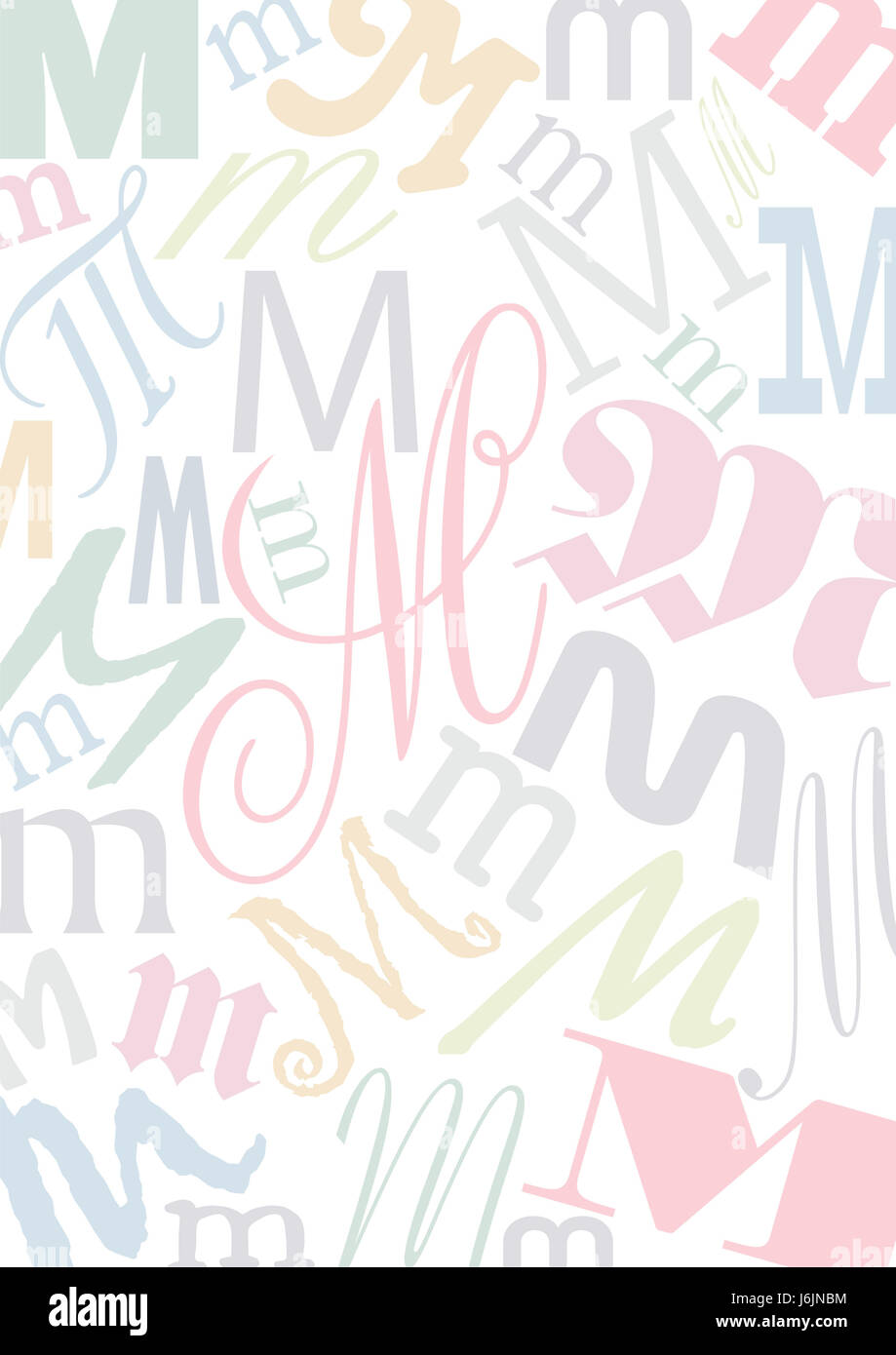 background with letter m Stock Photo - Alamy