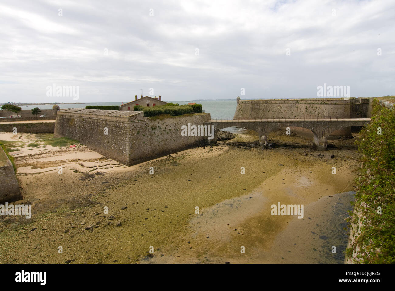france fortress blockhouse fortification salt water sea ocean water ...