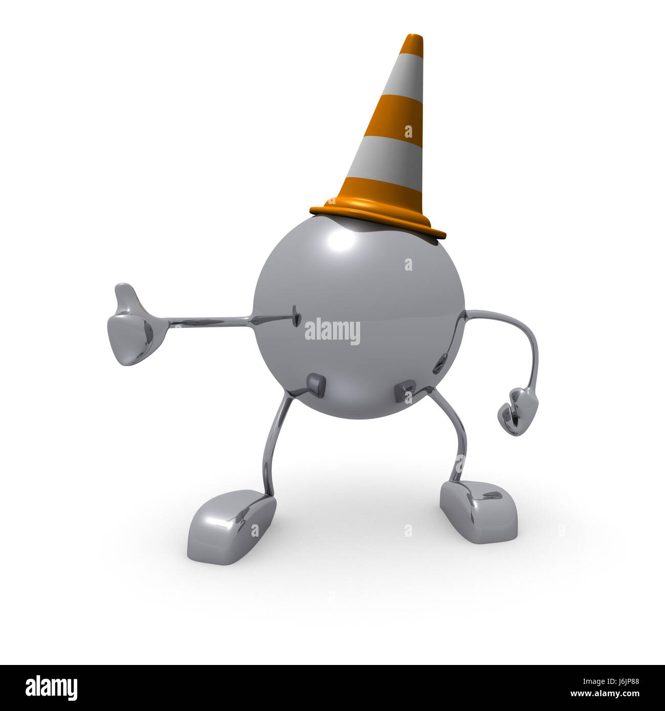 metal under bright shiny aluminum aluminium character construction sign ...