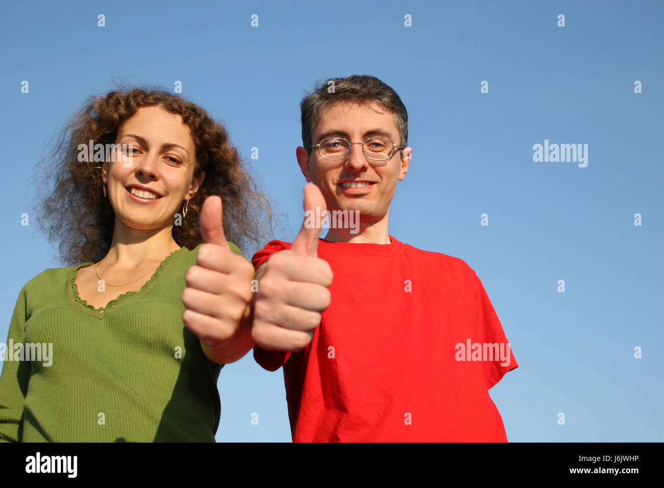 guy woman sign signal gesture blue laugh laughs laughing twit giggle ...