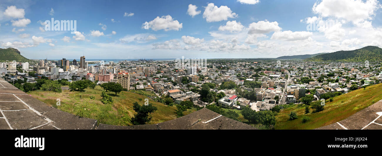 panorama port louis Stock Photo - Alamy