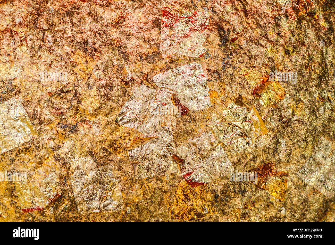 Gold leaf texture Stock Photo - Alamy