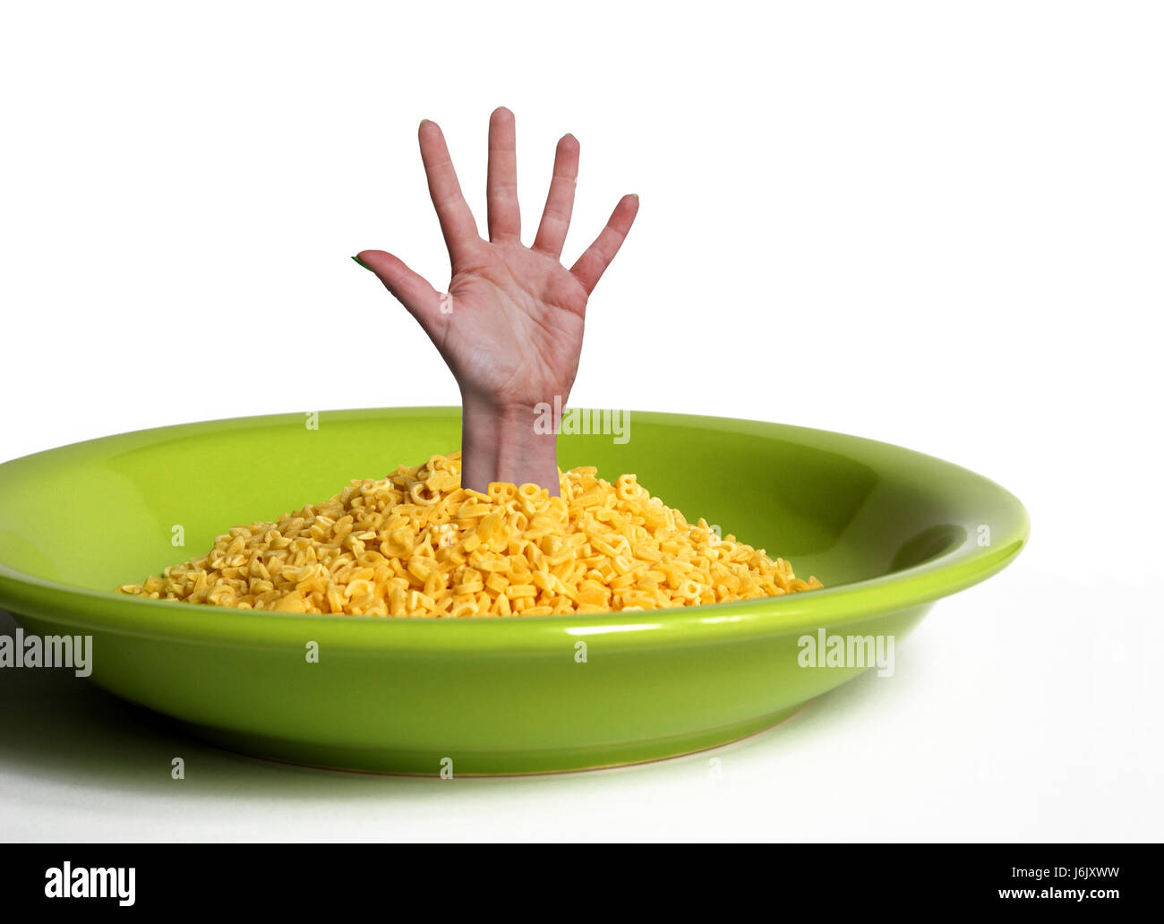 drowning in letters Stock Photo - Alamy