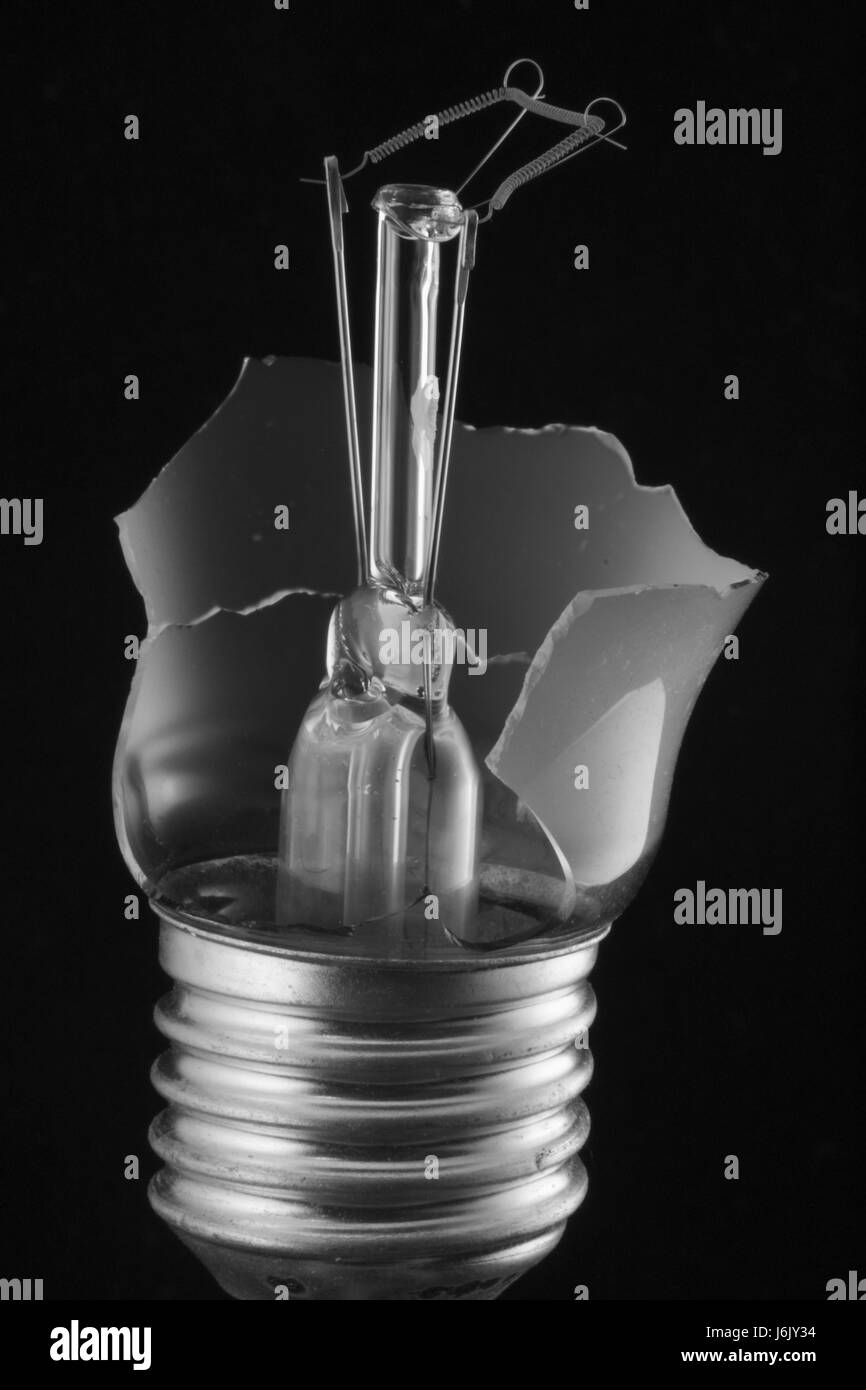 Electricity bulb filament Black and White Stock Photos & Images - Alamy