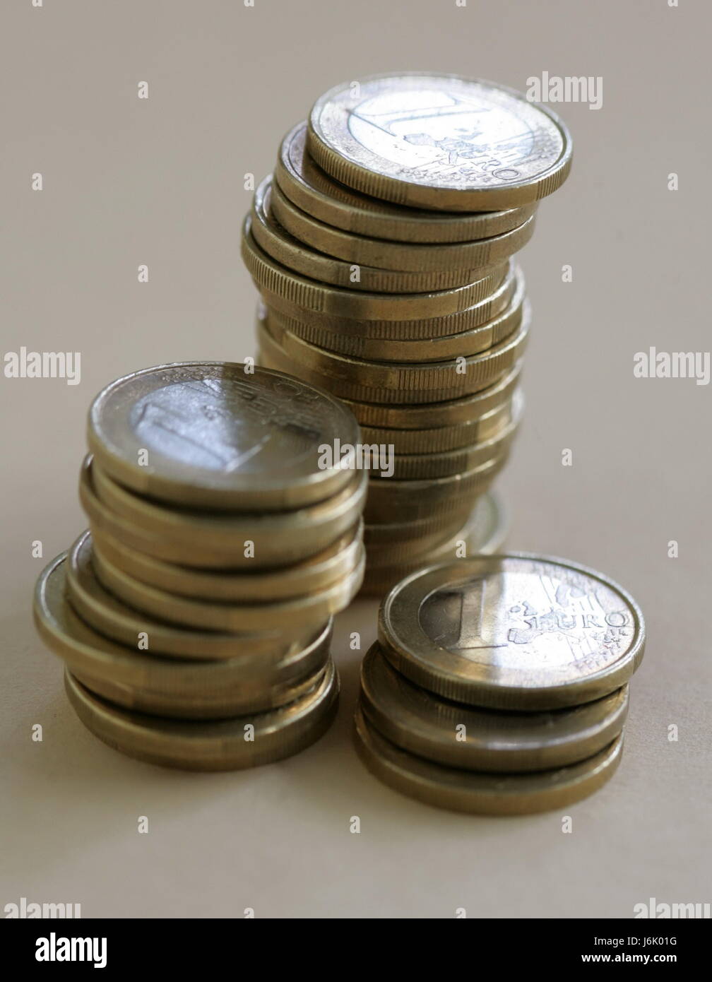 stack of euro coins Stock Photo - Alamy