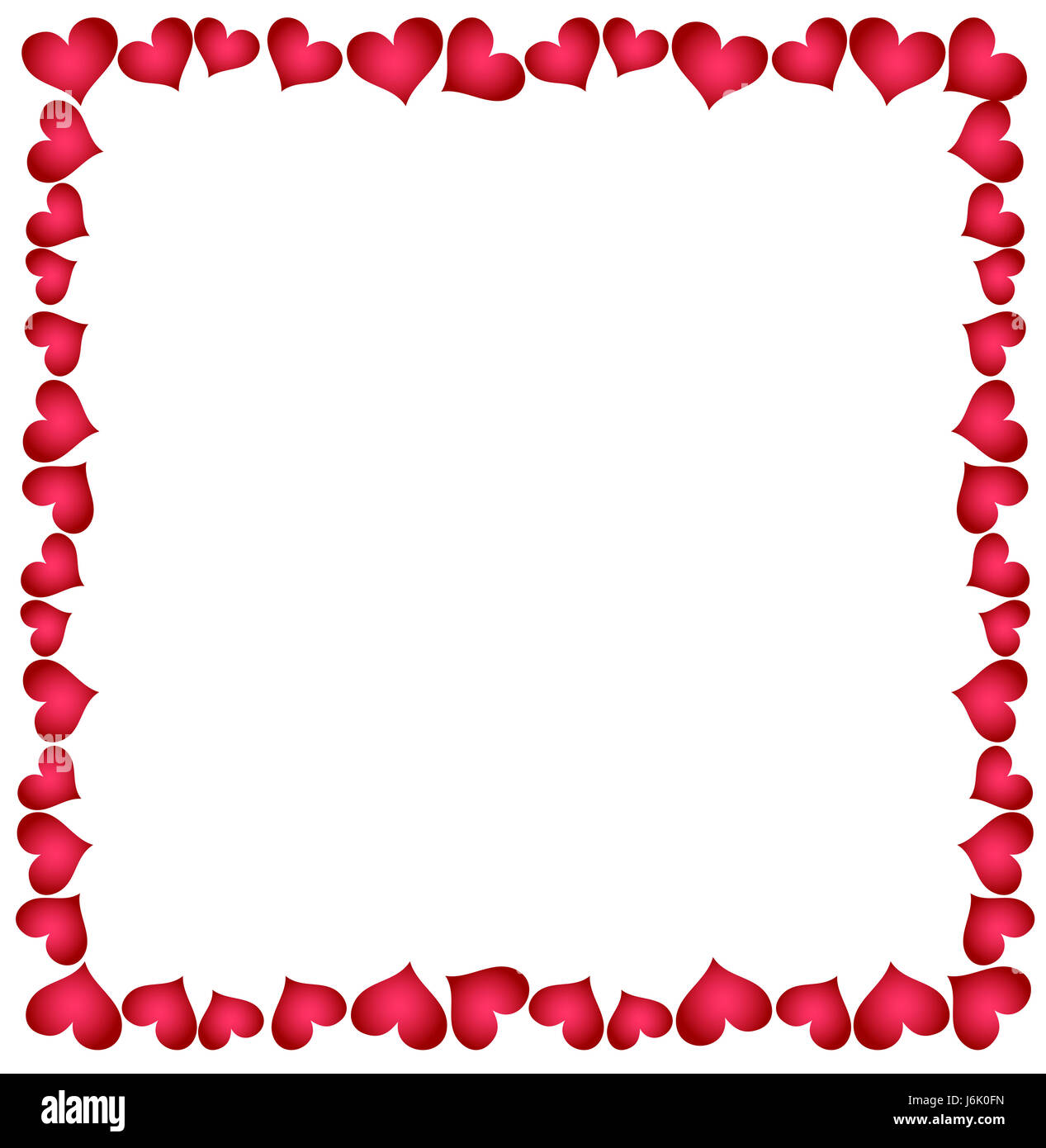 card with heart frame Stock Photo - Alamy