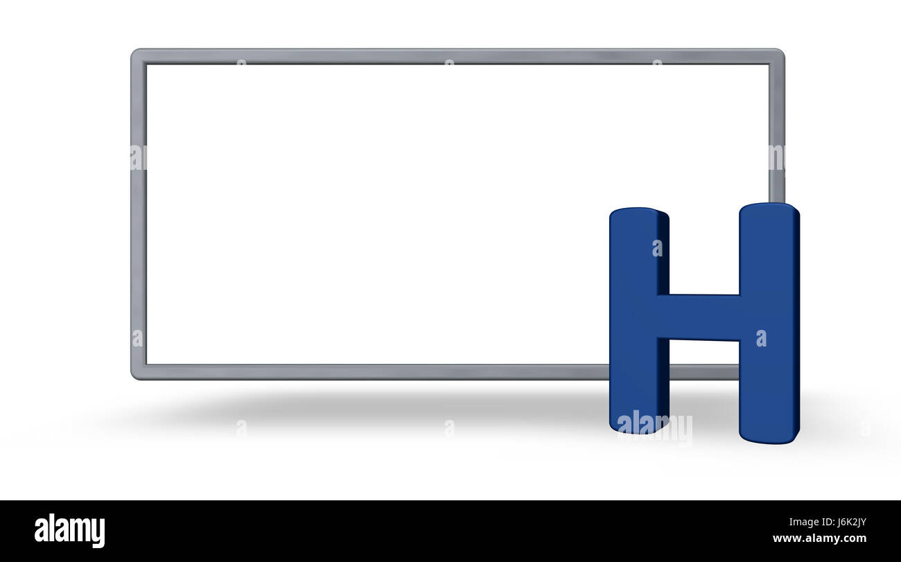 big blue h Stock Photo - Alamy