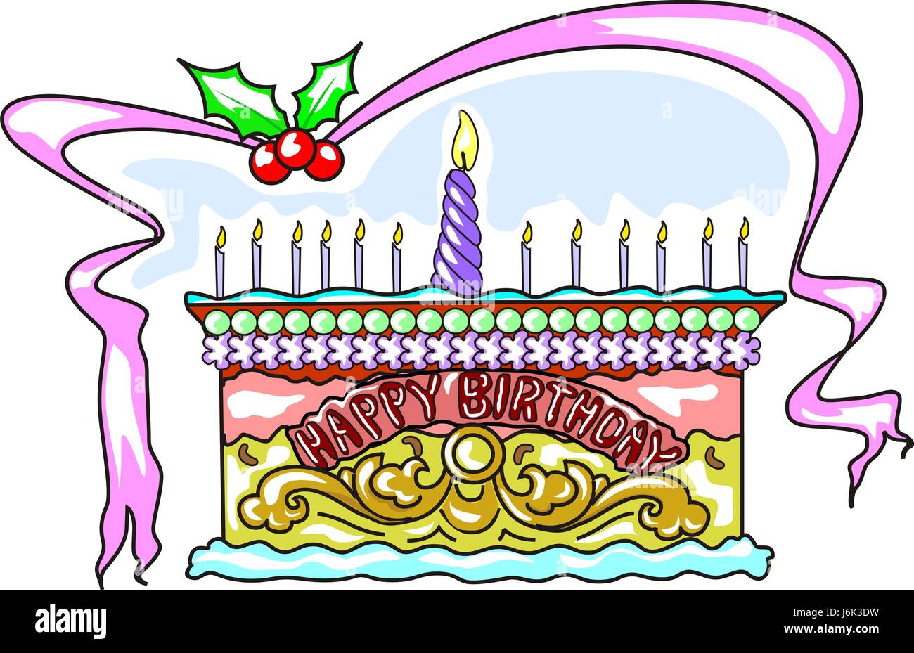 leaf sweet candle cake pie flame flames cherry ribbon tape band food ...