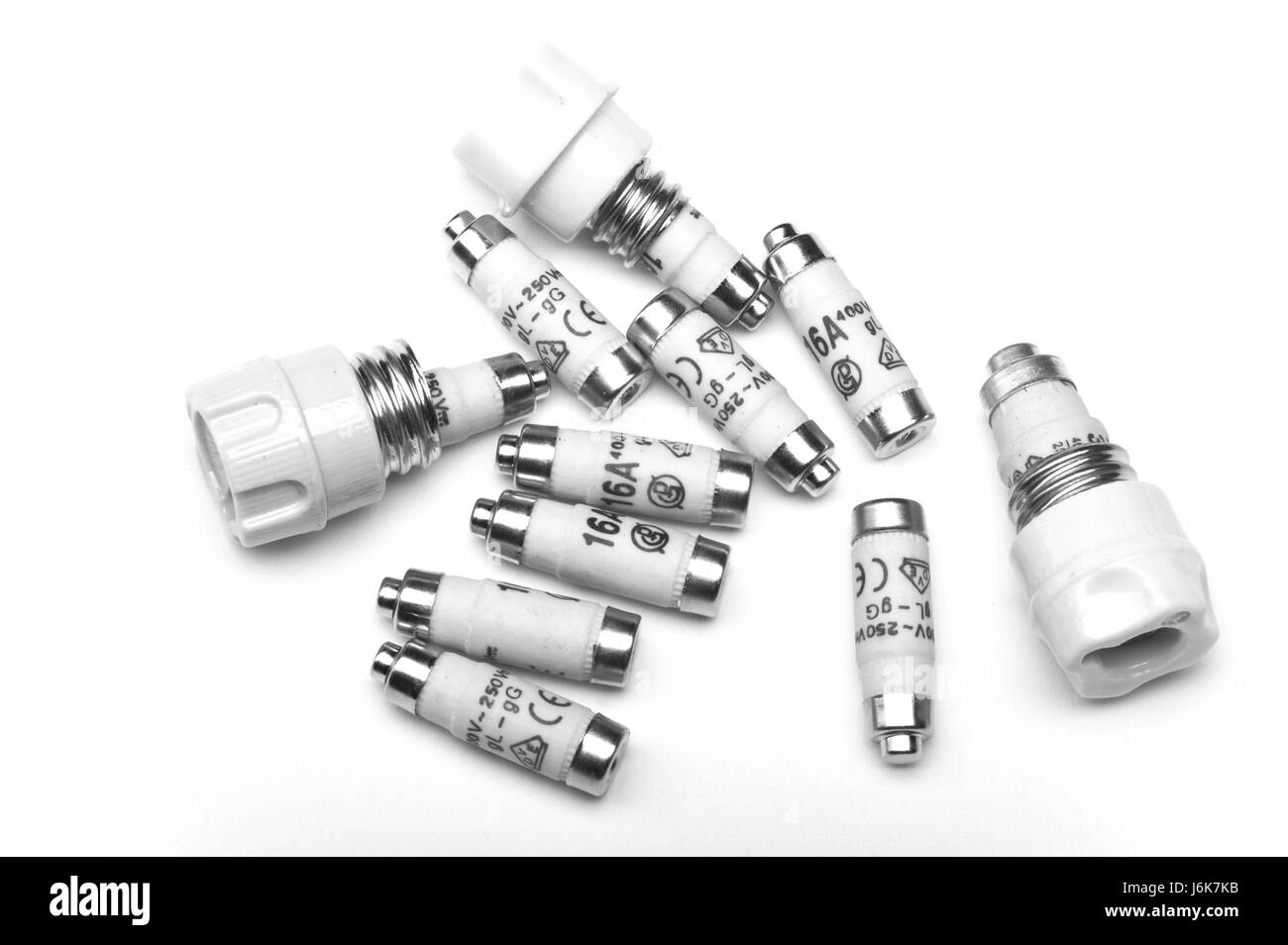 fuses and screw caps Stock Photo - Alamy