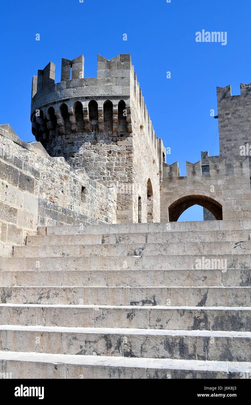 greece fortress defense fortification medieval castle chateau travel ...