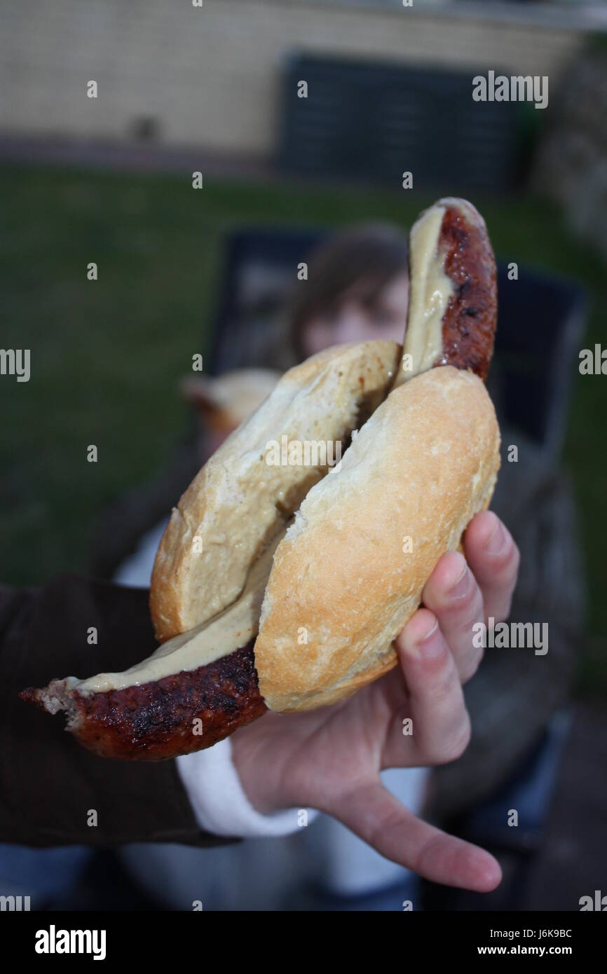 sausage mustard grill barbecue barbeque sausage mustard grill barbecue ...