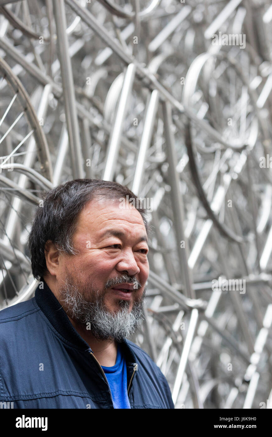 Chinese artist Ai Weiwei, portrait Stock Photo - Alamy