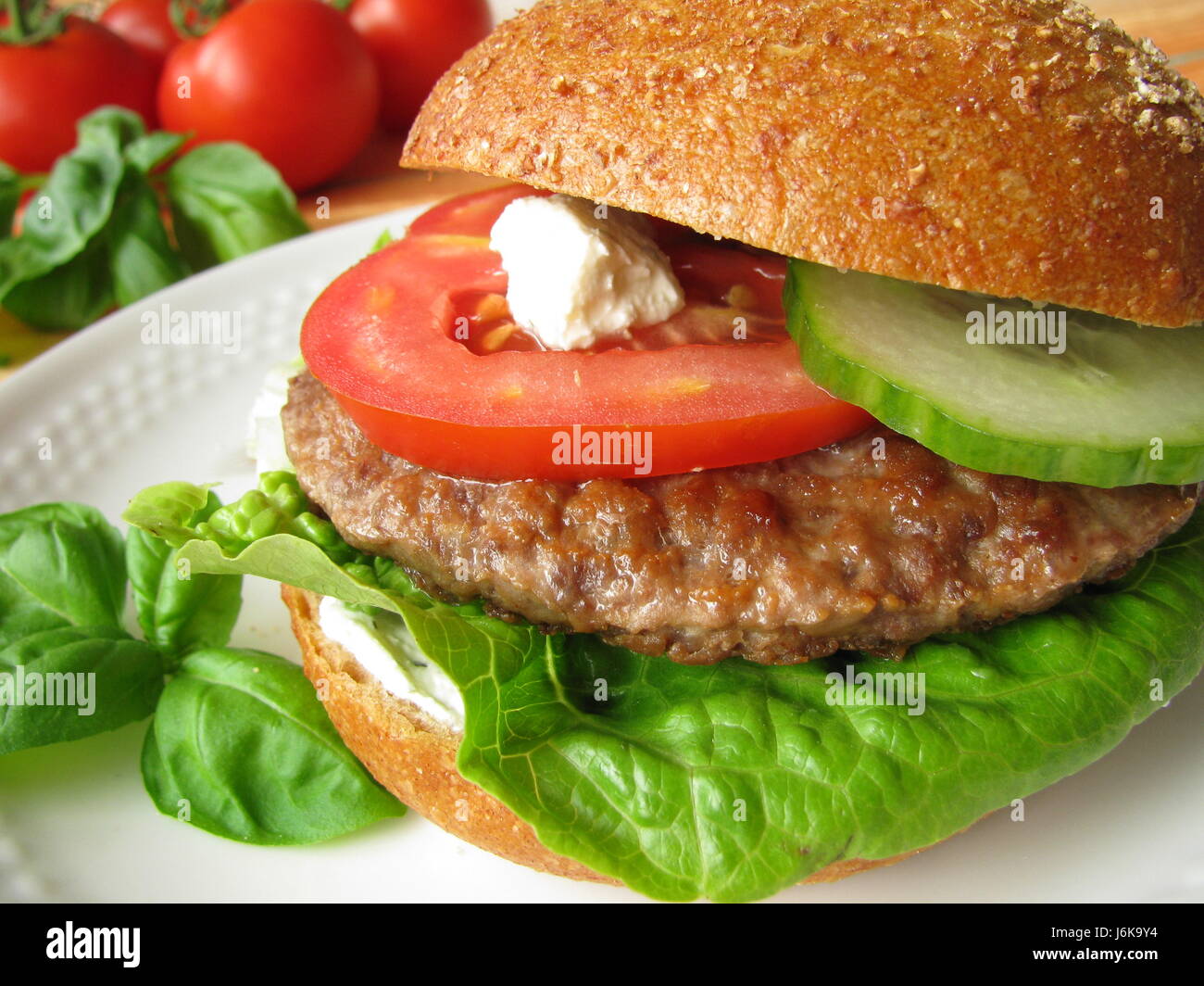 Brtchen burger hi-res stock photography and images - Alamy