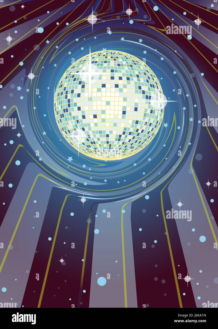 supernova disco ball Stock Photo - Alamy