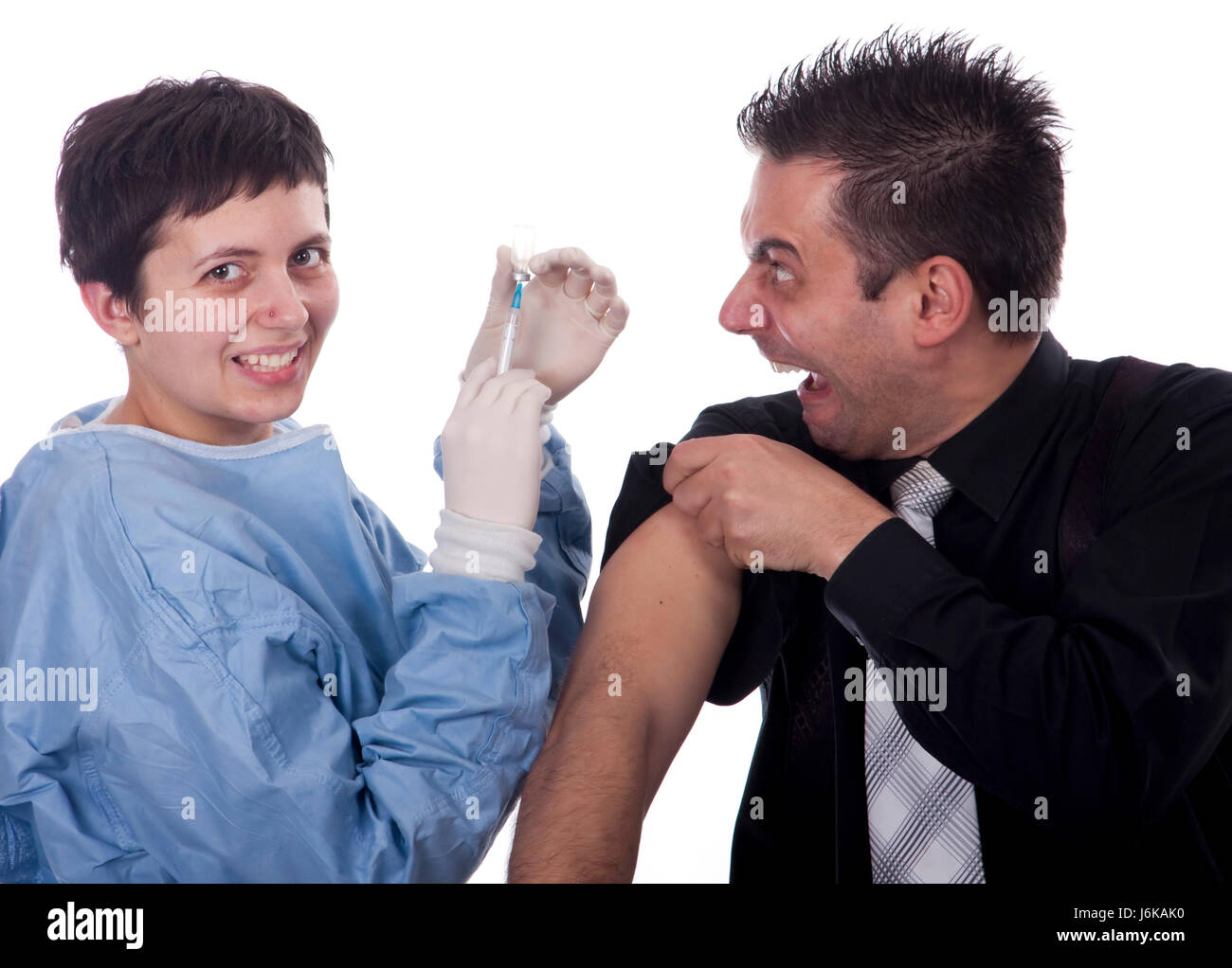 doctor physician medic medical practicioner funny patient injection ...