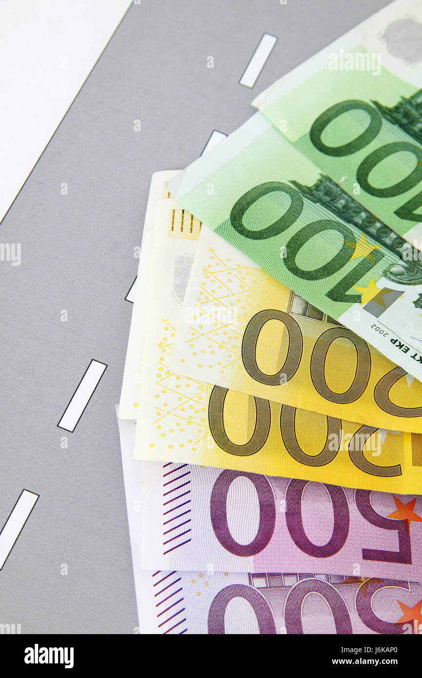 money on street Stock Photo - Alamy