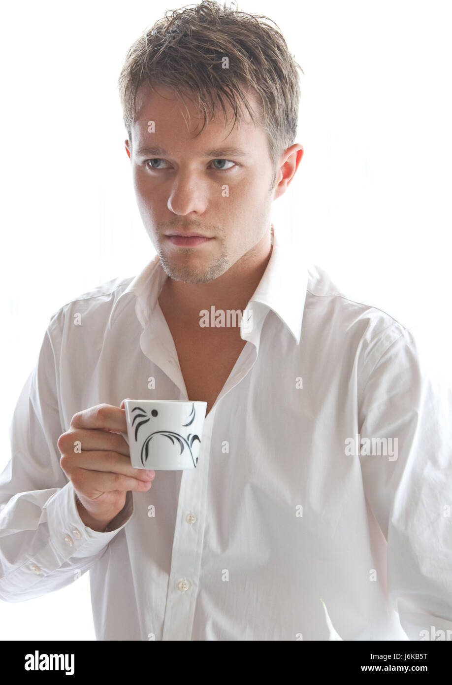 relax with a cup of tea Stock Photo - Alamy