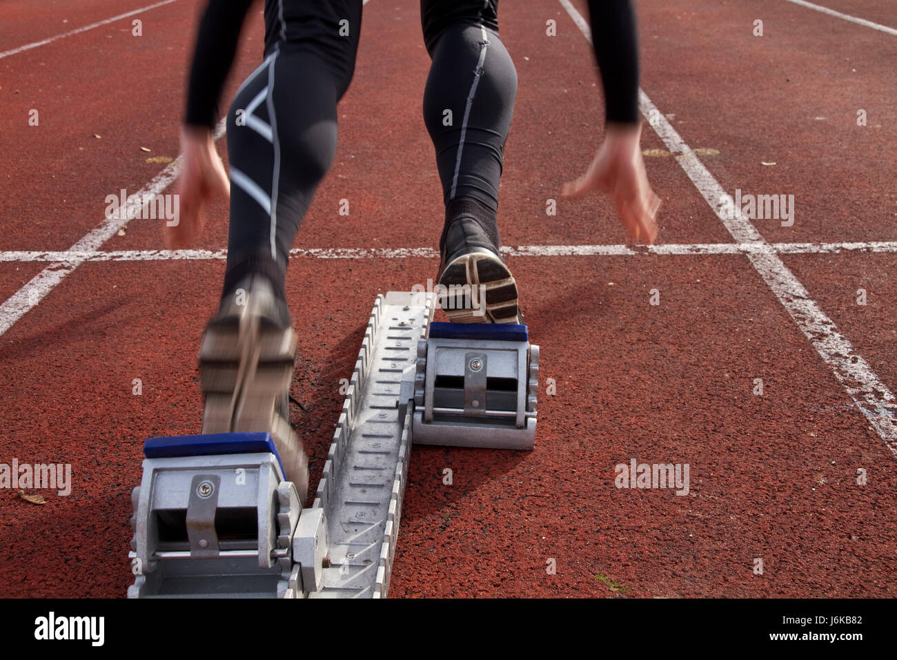 Decathlon sprinter hi-res stock photography and images - Alamy