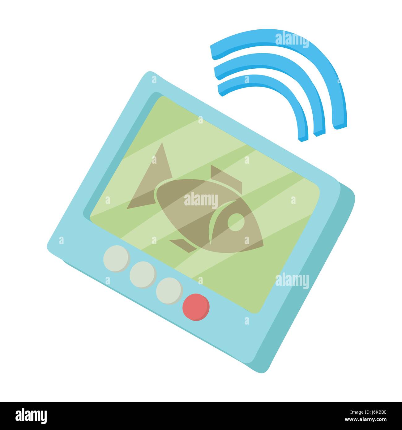 White fish finder echo sounder hi-res stock photography and images - Alamy