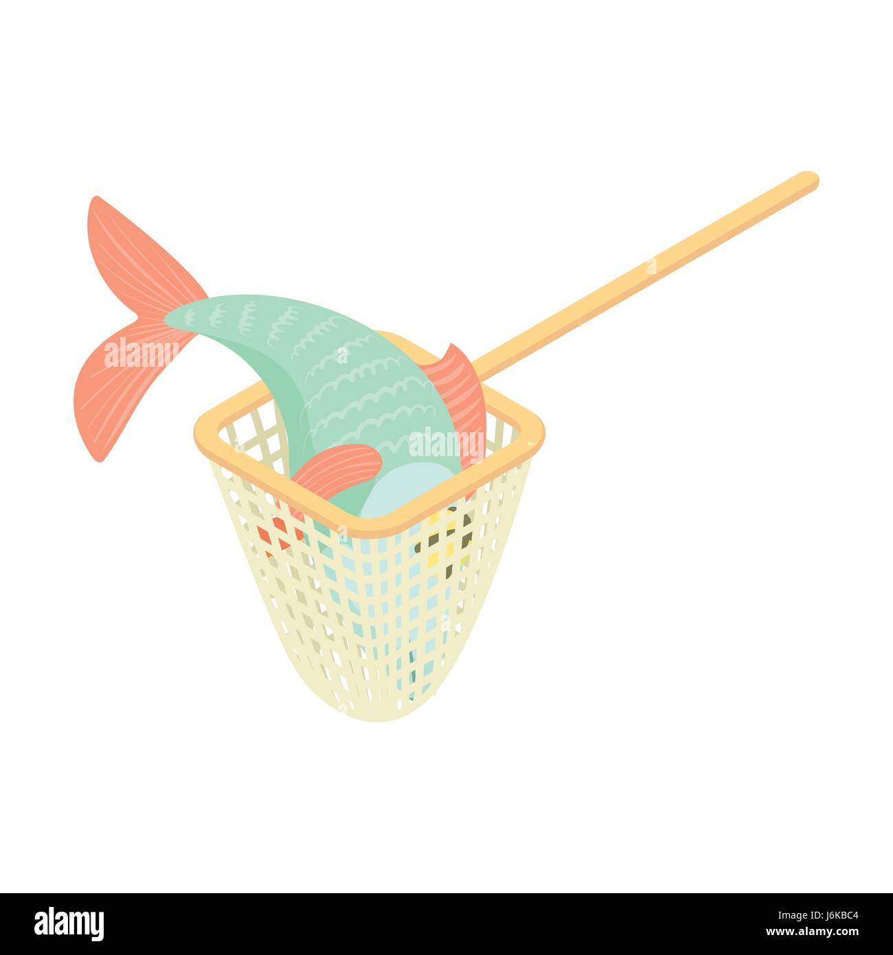 Fishing net icon, cartoon style Stock Vector Image & Art - Alamy