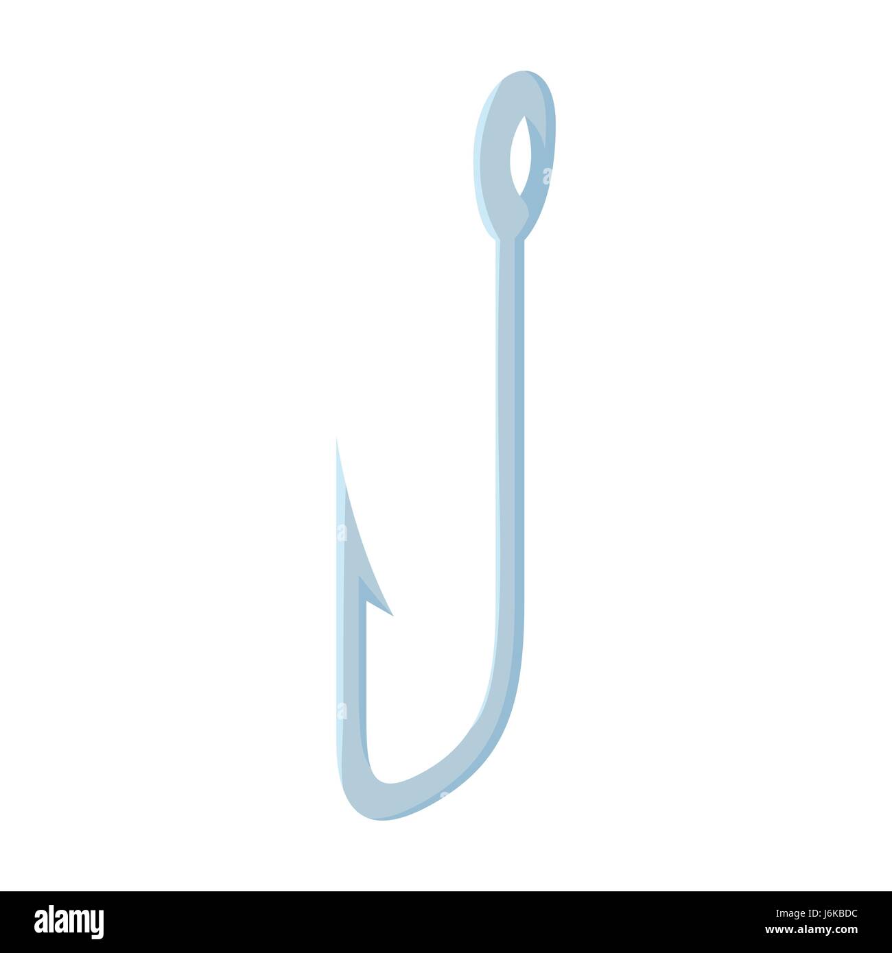 Fishing hook icon, cartoon style Stock Vector Image & Art - Alamy