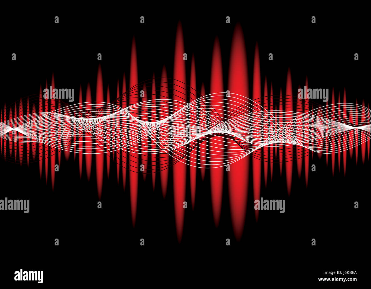 Electronic Music Wave Wallpaper