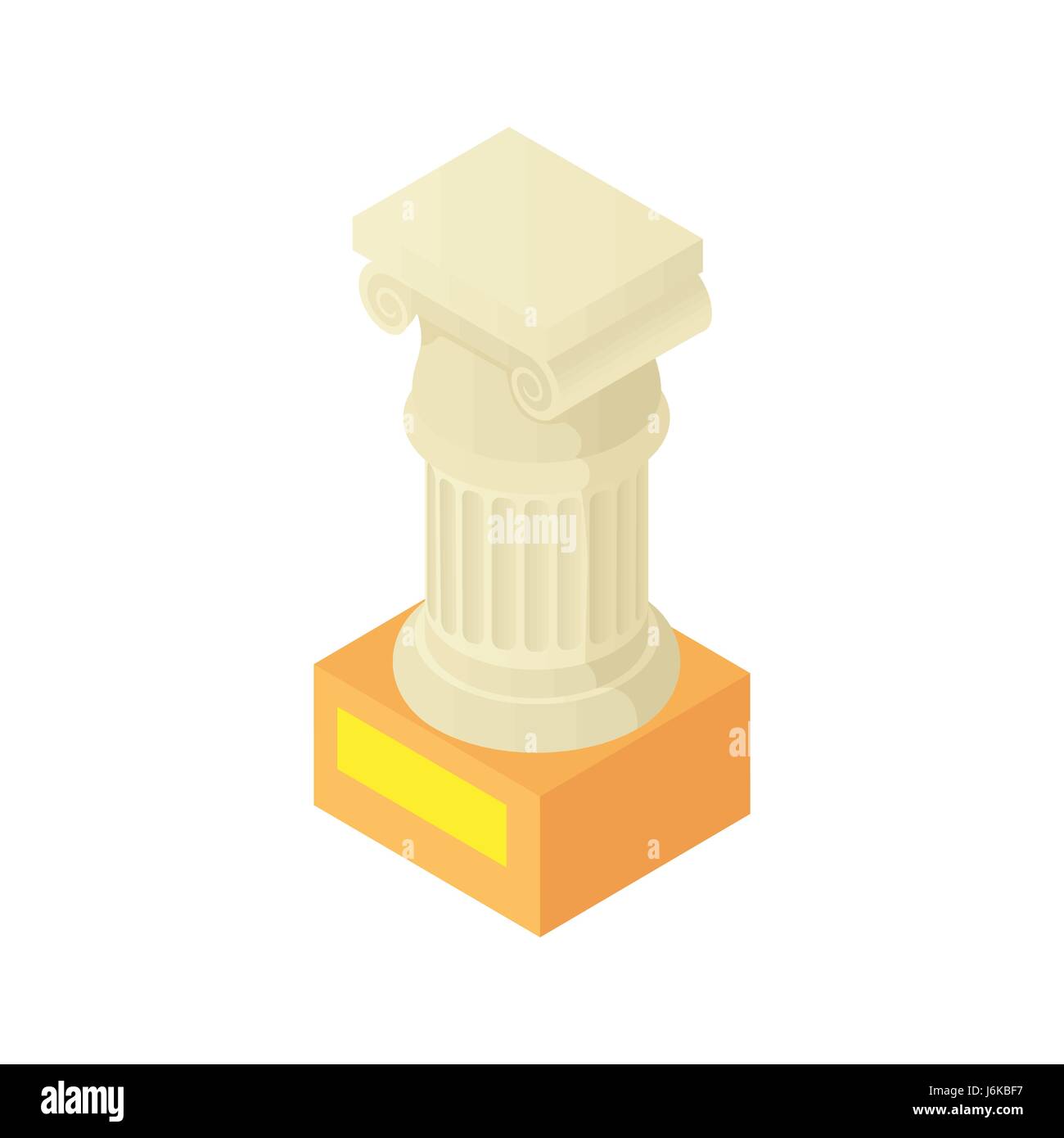 Antique column pillar icon, cartoon style Stock Vector Image & Art - Alamy