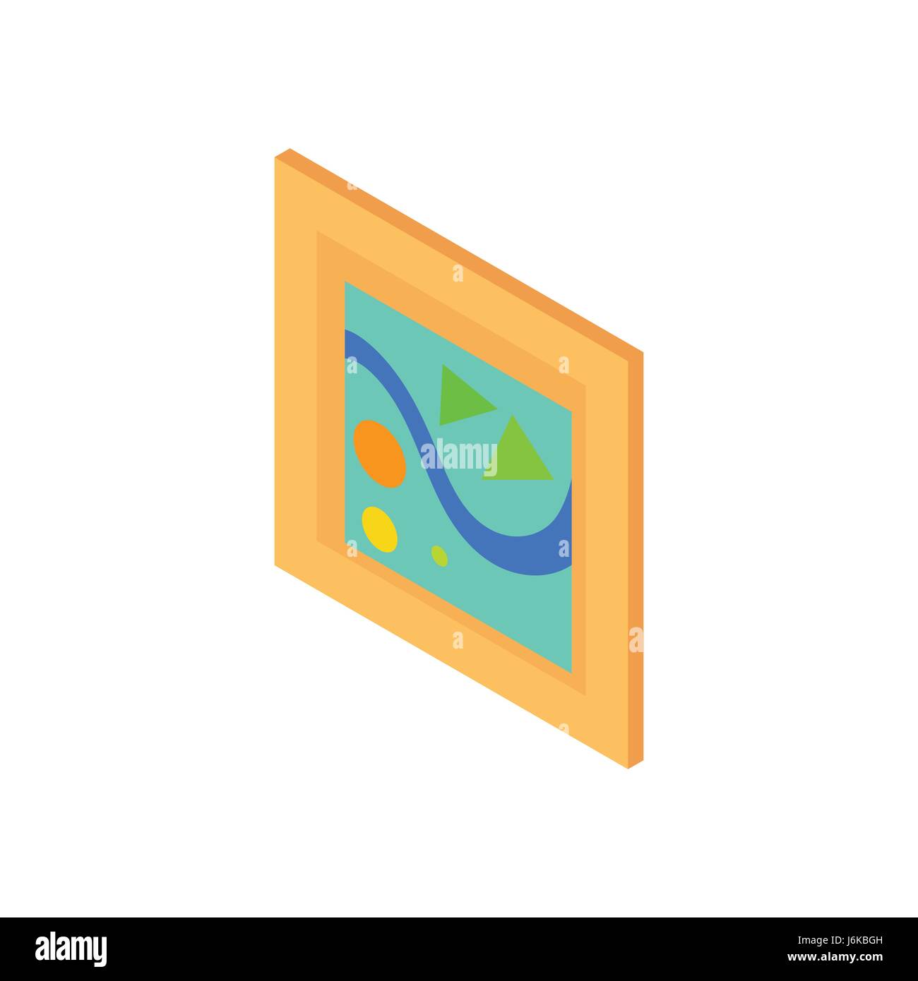 Art work in museum Stock Vector Images - Alamy