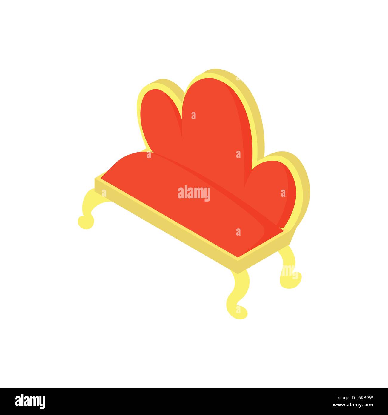 Red bench in museum icon, cartoon style Stock Vector Image & Art - Alamy