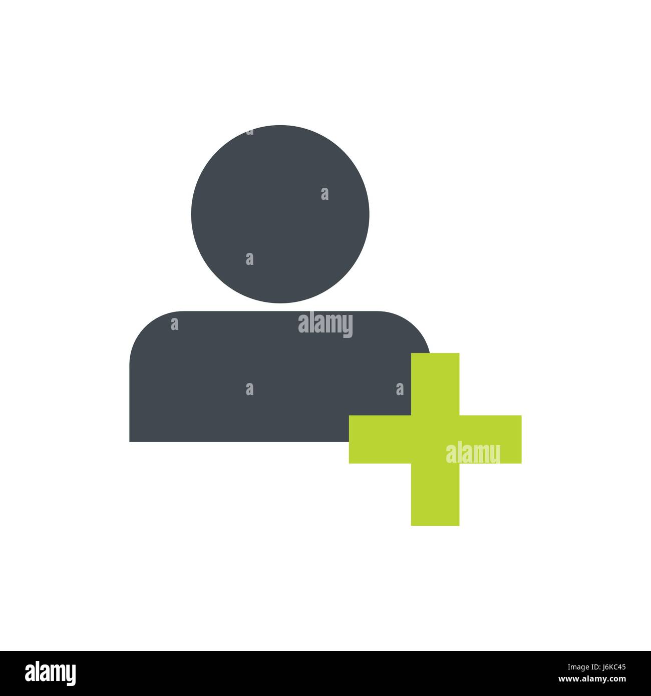 Add friends icon vector Cut Out Stock Images & Pictures - Alamy