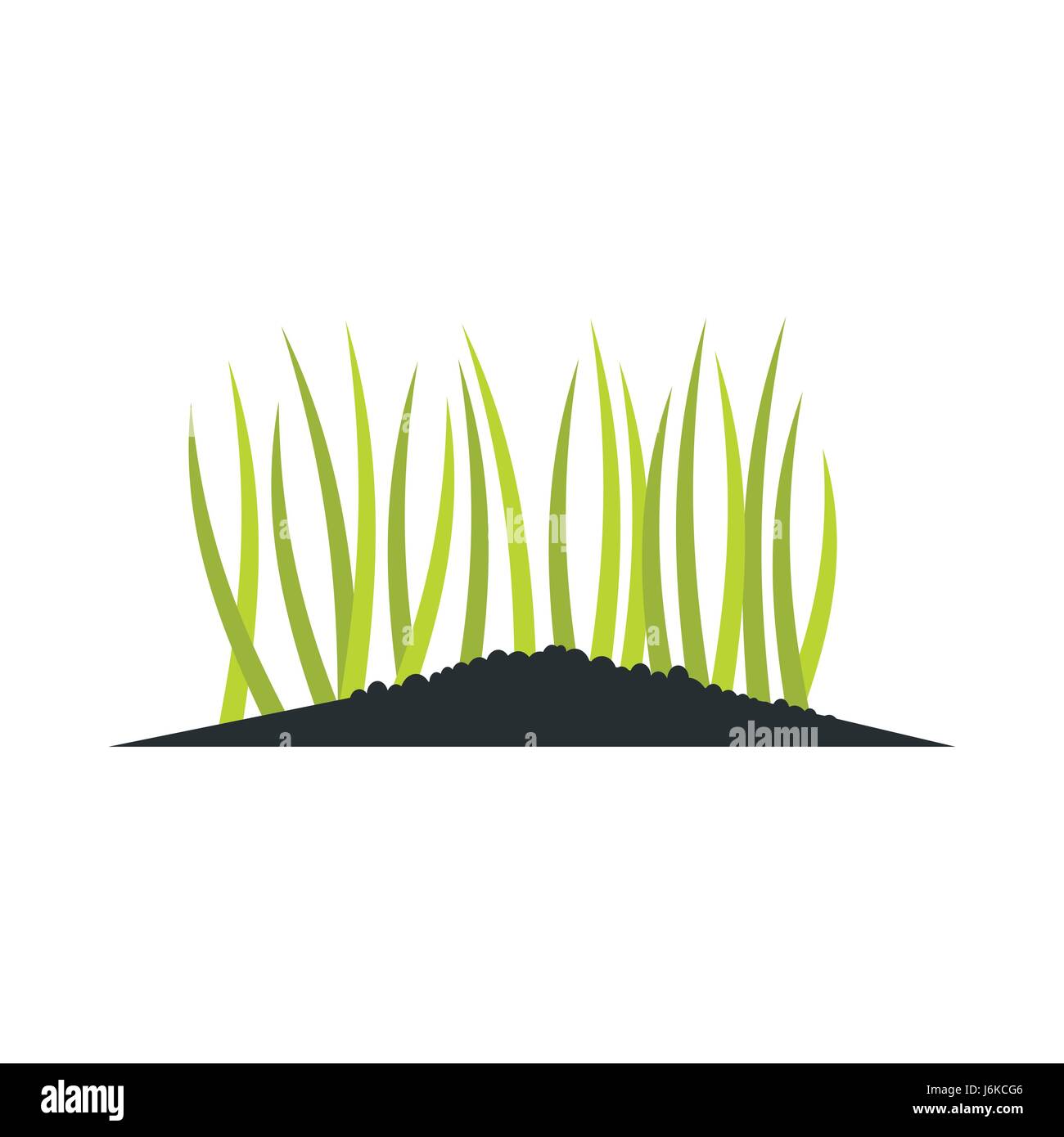Grass turf piece Stock Vector Images - Alamy